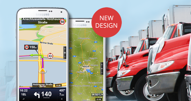 New Design and new features, Sygic Professional Navigation Software v ...