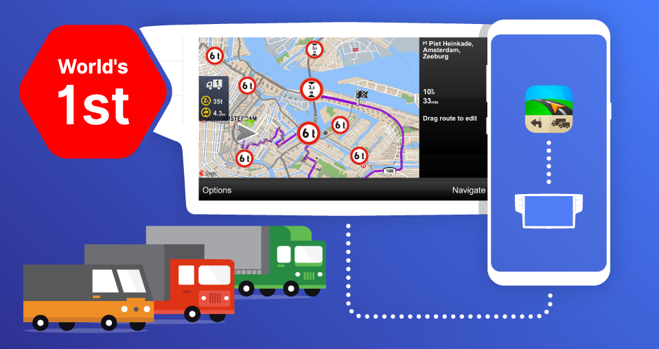 World's First Connected Navigation with Truck Routing and SDK - Sygic ...