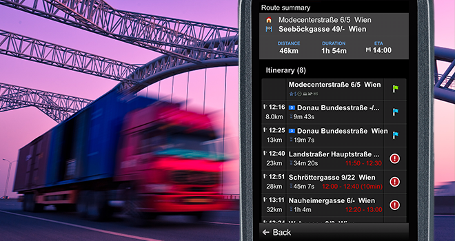 New release of Sygic Truck Navigation introduces itinerary management ...